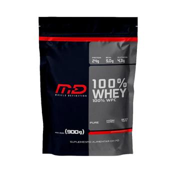 Whey 100% Refil MD - 900G - MD - MUSCLE DEFINITION - Whey Protein - Magazine Luiza