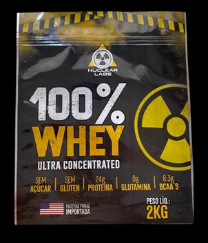 Whey 100% ultra concentrado 2kg nuclear labs morango - Whey Protein Concentrado - Magazine Luiza