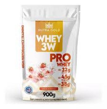 whey 3 w- nutra gold 900g morango - Whey Protein - Magazine Luiza