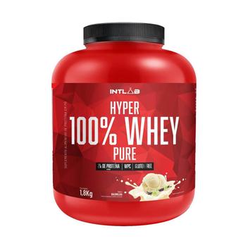 Whey Concentrado Hyper Whey 100% Pure - (1,8kg) - Intlab - Whey Protein - Magazine Luiza