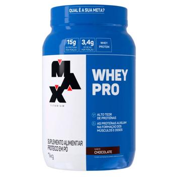 Whey Pro 1kg - Max Titanium - Whey Protein - Magazine Luiza