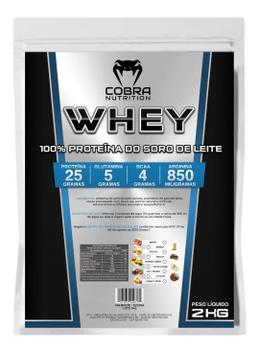Whey Protein 100% 2kg - cobra nutrition - Whey Protein - Magazine Luiza