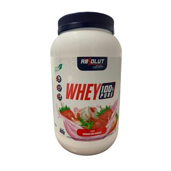 Whey Protein 100% LUT Sabor Morango Com Chantilly Pote 900g Absolut Nutrition - Whey Protein ...