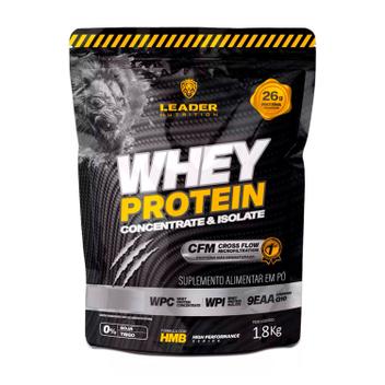 Whey Protein 2W Concentrate Isolate 1.8kg Açaí e Guaraná Leader ...