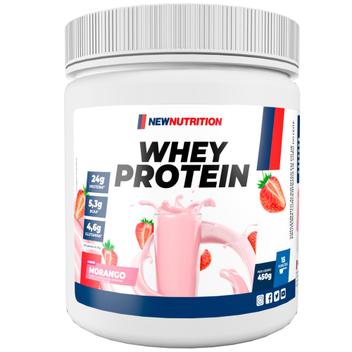 Whey Protein 450G Morango Morango 450G - Newnutrition - Whey Protein ...