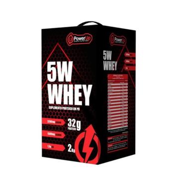 Whey Protein 5W PoWer UP 2kg Concentrado Isolado e Hidrolisado 32g de ...