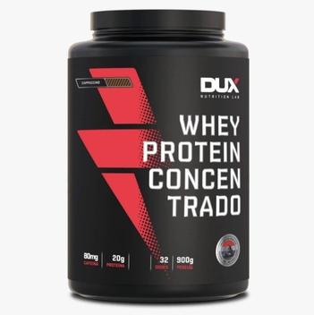 Whey Protein Concentrado Pote (900g) - Sabor: Capuccino - Dux Human ...