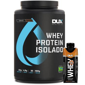 Whey Protein Dux Isolado 900g + Shake Dux 250ml - Dux Nutrition - Kit ...