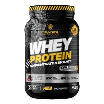 Whey Protein Isolado e Concentrado CFM Zero Açúcar 900g - Leader ...