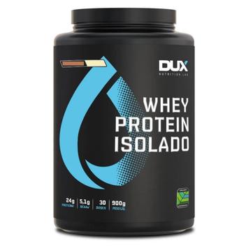 Whey Protein Isolado Pote (900g) - Sabor: Doce de Leite - Dux Nutrition ...