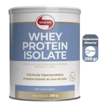 Whey protein isolate - 250g - Vitafor -Suplemento Alimentar - Whey ...