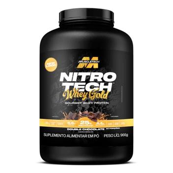 Whey Protein Nitro Tech Gold Pote 966g Muscletech Chocolate - Whey ...