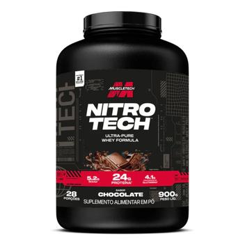 Whey Protein Nitro Tech Pote 900g Muscletech Chocolate - Whey Protein ...