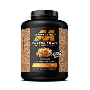 Whey Protein Nitro Tech Sabor Dulce Leche 100% Whey Gold - Muscletech ...