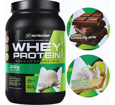 Whey Protein Nutricorp 907g Pureza Extrema Diversos Sabores - Whey Protein Concentrado ...