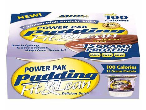 Whey Protein Power Pak Pudding Fit & Lean 116g - Chocolate - MHP ...