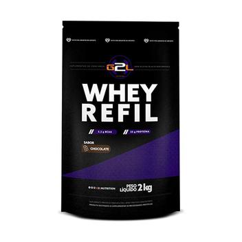 Whey Protein Refil - 2Kg - G2L - Chocolate - G2l Nutrition - Massa ...