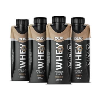 Whey protein shake - 250ml (pack c/ 4 unidades) - Dux Nutrition - Shake ...