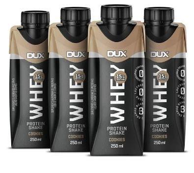 Whey Protein Shake (Pack c/ 4un de 250ml) Dux Nutrition - Whey Protein ...