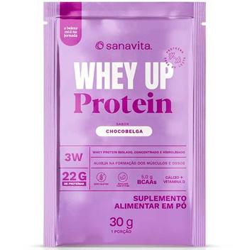Whey Up 3W Chocobelga - Display com 20 Saches 30g cada - Sanavita ...