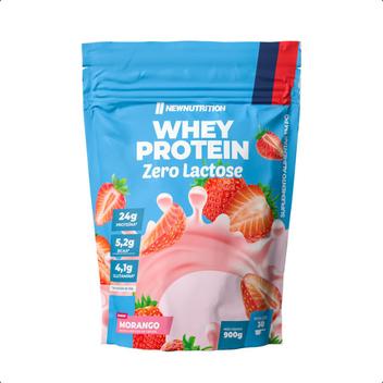 Whey Zero Lactose 900g- New Nutrition - Whey Protein Zero Lactose ...