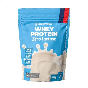 Whey Zero Lactose 900g- New Nutrition - Whey Protein Zero Lactose ...