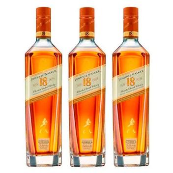 Whisky 18 Anos 750ml 3 Unidades Johnnie Walker - Whisky - Magazine Luiza