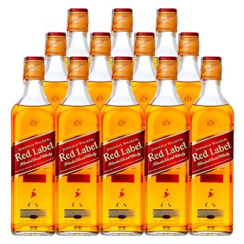 Whisky Johnnie Walker Red Label 500ml 12 Unidades - Whisky - Magazine Luiza