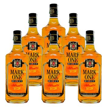 Whisky Nacional Mark One Honey 980ml 6 Unidades - Whisky - Magazine Luiza