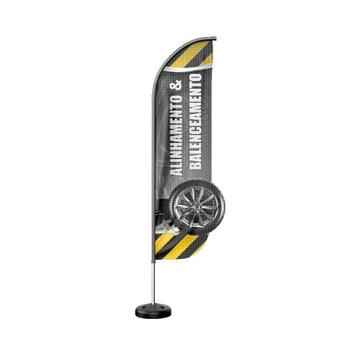 Wind Banner 3D Kit Completo Dupla Face Modelo Pena Temas - Prime Decor ...