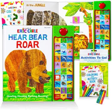 World of Eric Carle Sound Books Bundle for Kids Toddlers - Hear Bear ...