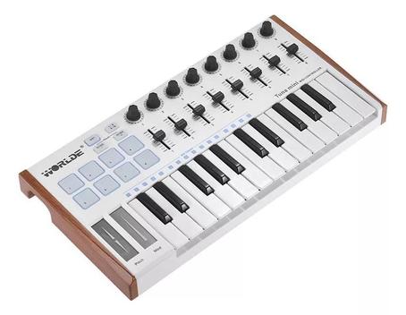 Worlde Tuna Mini Teclado Midi De 25 Teclas, Usb - Teclado - Magazine Luiza