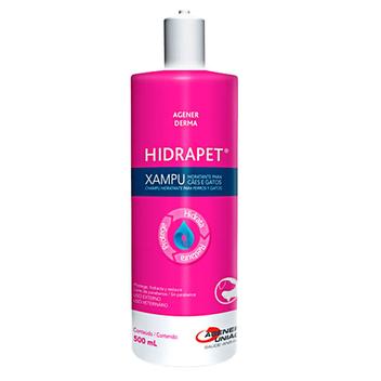 Xampu Hidratante Hidrapet Shampoo para Cães e Gatos - 500mL - Agener ...