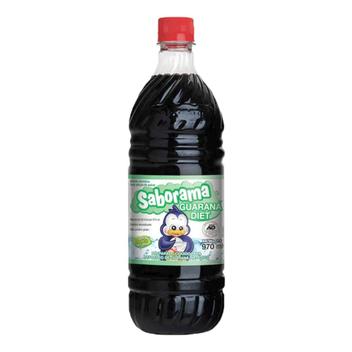 Xarope Sabor Guaraná Diet Saborama 970ml - Xarope de Bordo / Maple ...