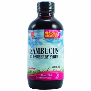Xarope Sambucus 4 Oz por L. A. Naturals (pacote com 2) - L. A .Naturals ...