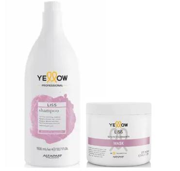 Yellow Professional Liss Shampoo 1500ml E Mascara 500ml - Kit de ...
