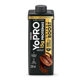 YoPRO Energy Boost UHT Café Expresso 15g de Proteínas 250ml - Danone ...