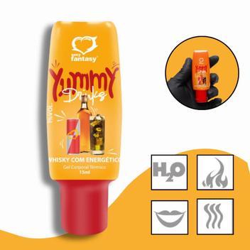 Yummy Drinks Gel Beijável Térmico Para Oral - Whisky - Sexy Fantasy - Cosméticos Sexuais ...