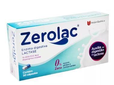 Zerolac Enzima Lactase 10.000 30 Caps Original Zero Açúcar - UNIÃO ...