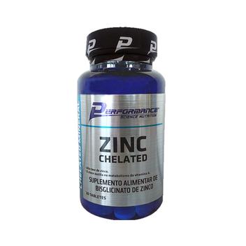 Zinc Chelated 100 Tabletes Performance Nutrition - Zinco - Magazine Luiza