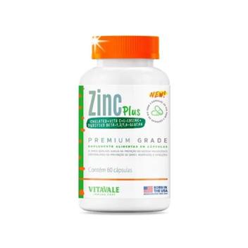 Zinc Plus + Vitamina C - 60 Cápsulas - Vitavale - Zinco - Magazine Luiza