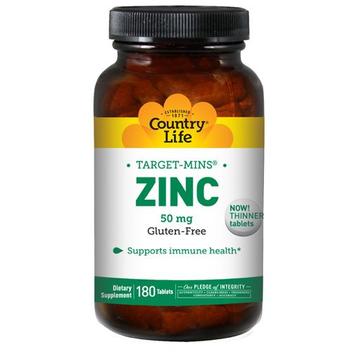 Zinco Target-Mins 180 Tabs by Country Life - Multivitamínico ...