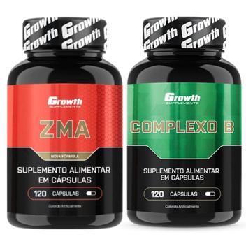 Zma 120 Caps + Complexo B 120 Caps Growth Supplements - ZMA - Magazine ...