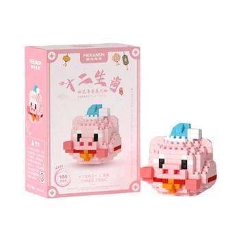 Zodíaco Animal Mini Tijolos Macaco Cão Coelho Ovelha Tigre Porco Frango ...