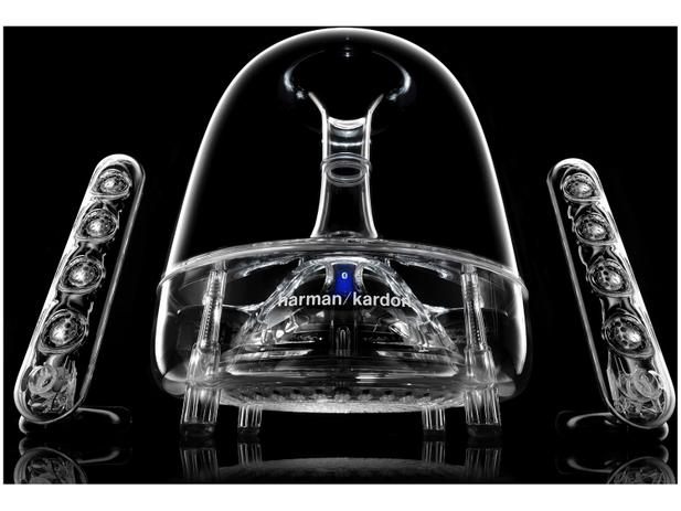 Caixa de som para PC Harman Kardon 2.1 Bluetooh - 40W SoundSticks BT ...