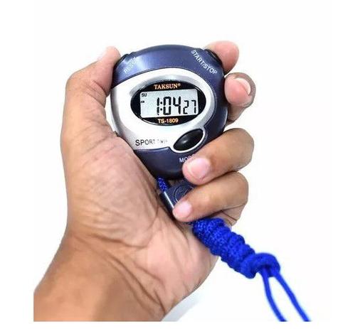 Cronômetro Progressivo Digital Relógio Alarme Data Hora - Oem ...