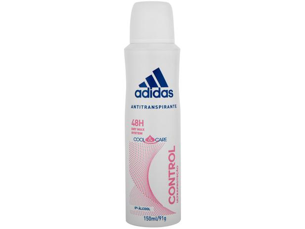 Desodorante Adidas Control Cool & Care Aerossol - Antitranspirante ...