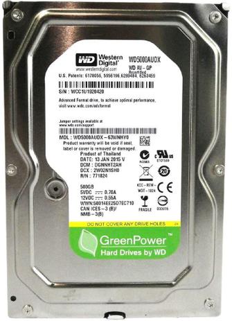 Hd desktop sata 2 3/gbs 500-gb western digital - wd5000audx - SEAGATE ...
