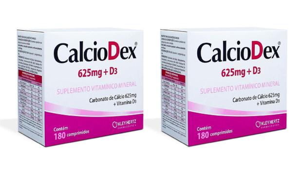 Kit 2x CALCIODEX 625MG + D3 - 360 COMPRIMIDOS - No Magalu - Magazine Luiza