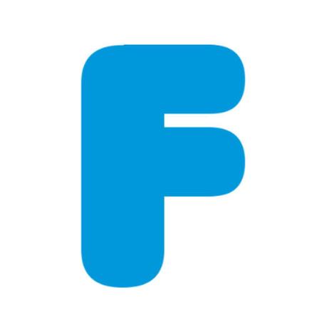 Letra F Em Eva Azul Piffer - Luminária de Letra / Número - Magazine Luiza